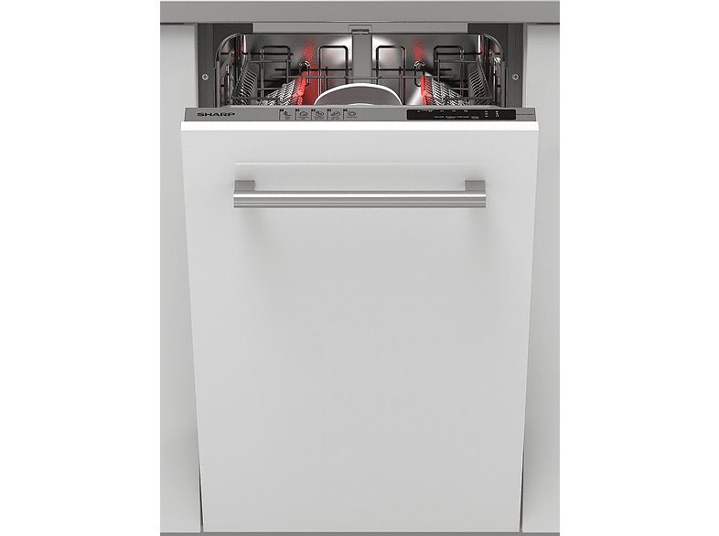 SHARP QWNS14I49EXEU 45CM geïntegreerde vaatwasser inbouw - Zwennes Den Haag